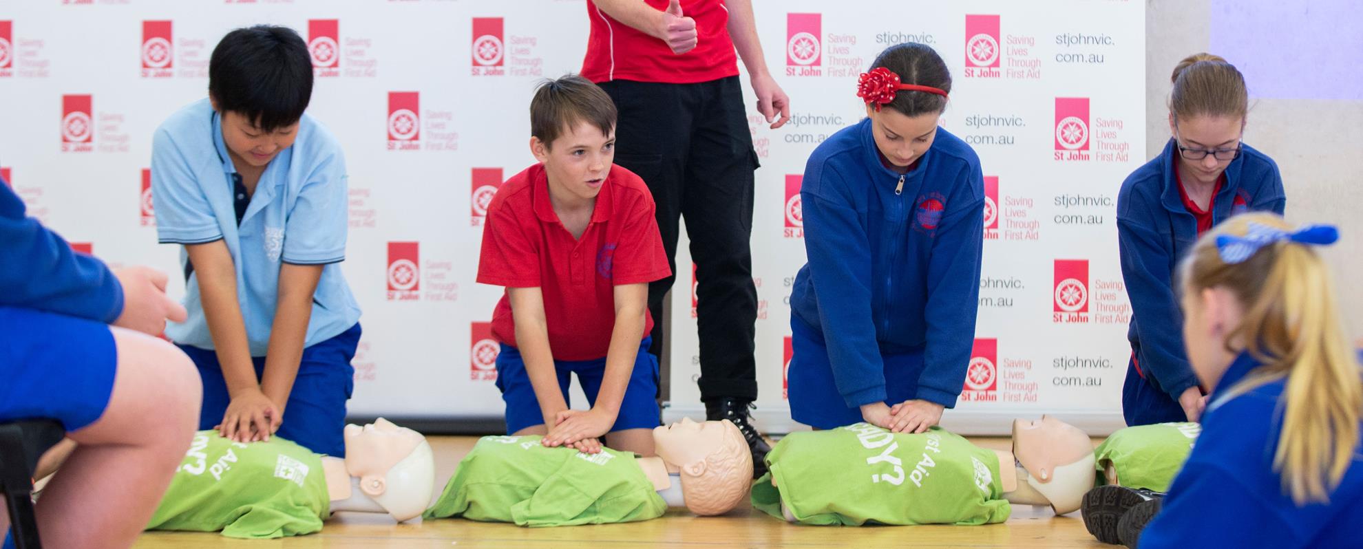 First Aid Training for Primary & High Schools | St John Ambulance Australia